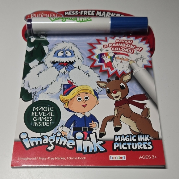 Bendon | Toys | Imagine Ink Rudolph The Red Nosed Reindeer Activity ...